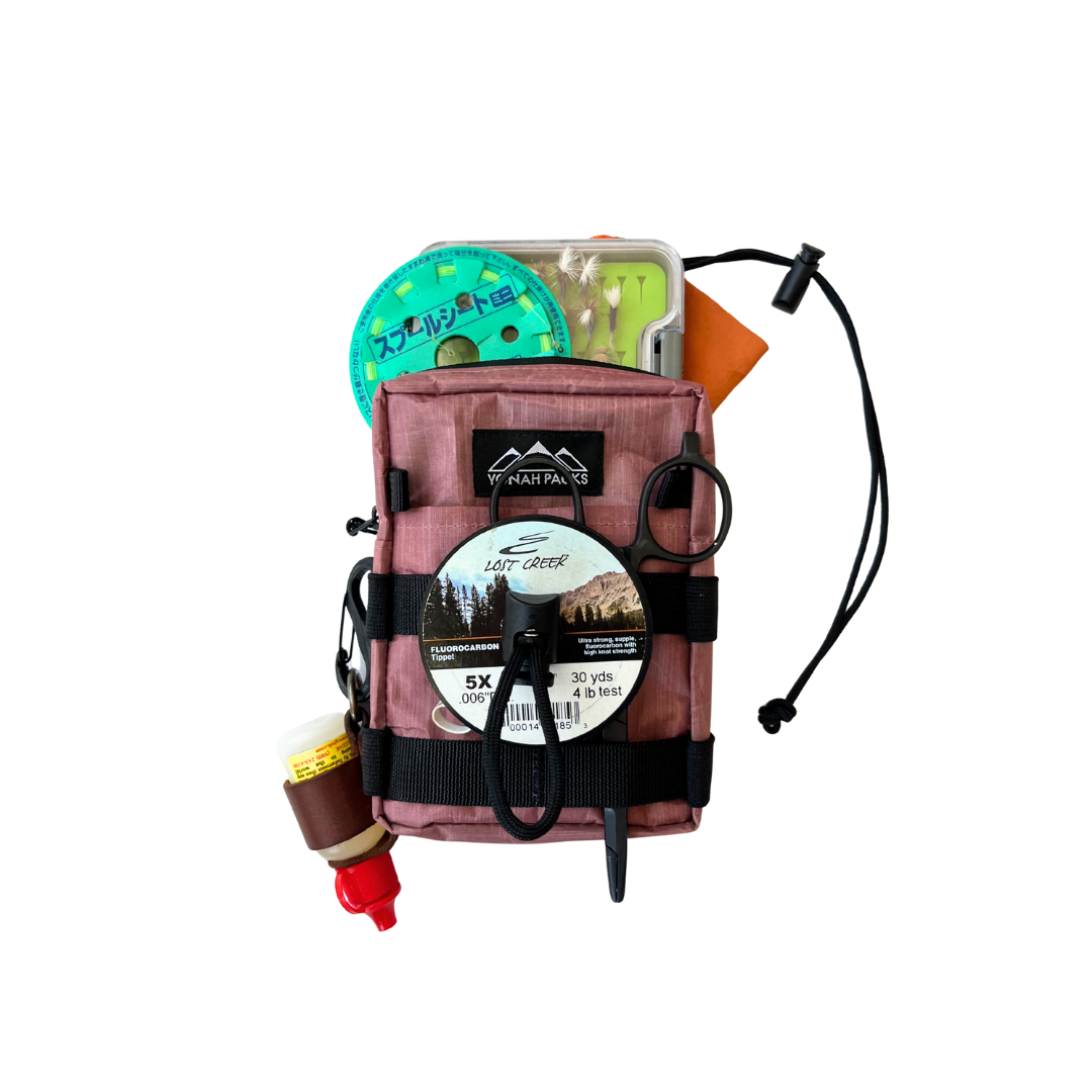 Yonah Packs | Tenkara Simple Pack - Dyneema Composite - Black